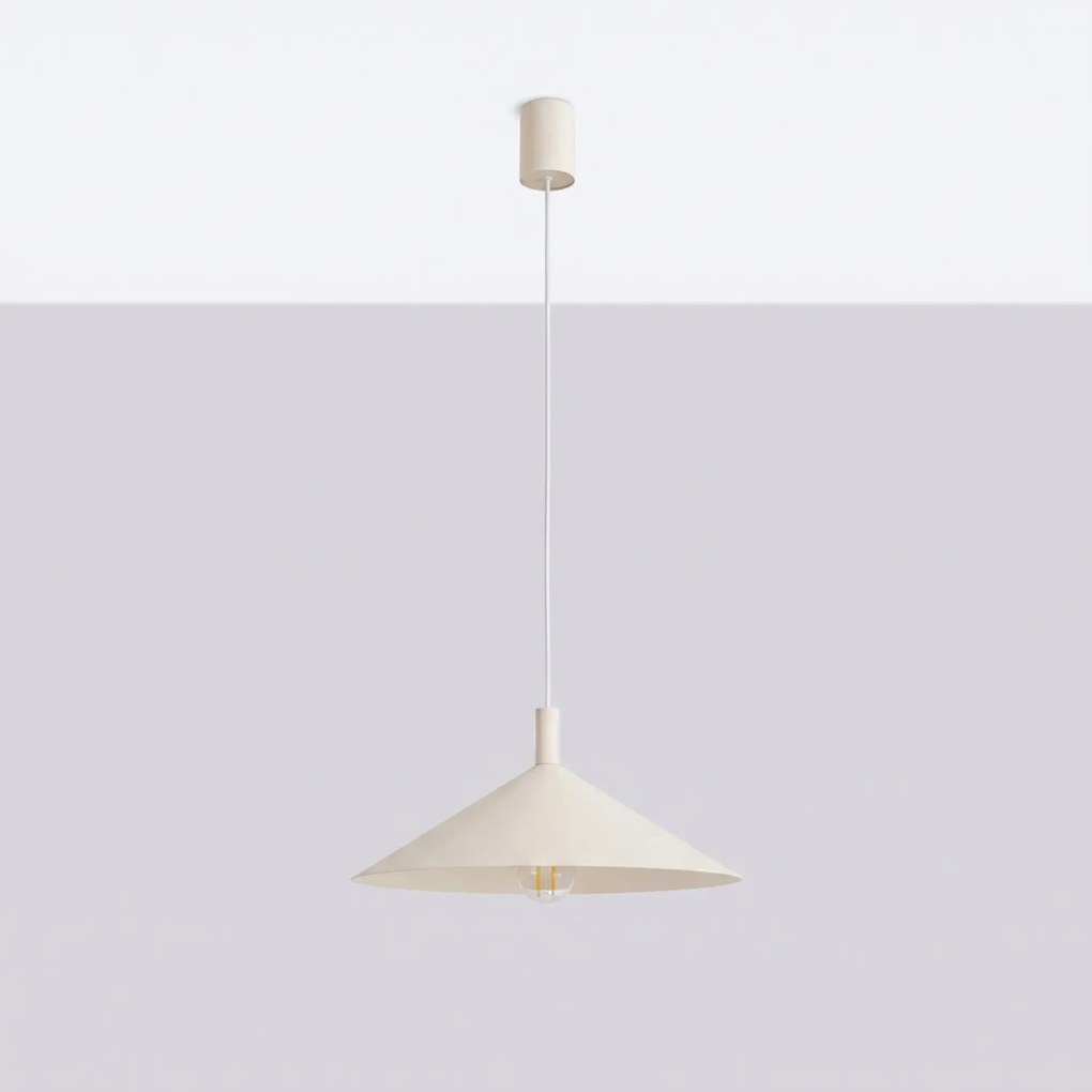 Sollux Lighting Závěsné svítidlo NOX 40 béžové