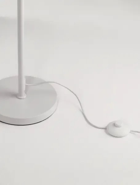 Designová stojací lampa Nessi Bílá