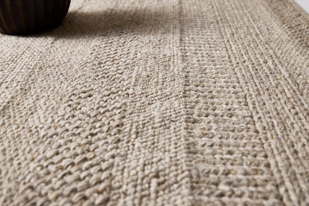 Diamond Carpets India, Ručně vázaný kusový koberec Mojave DESP P54 Sand, 80x150, béžová, chodba / předsíň