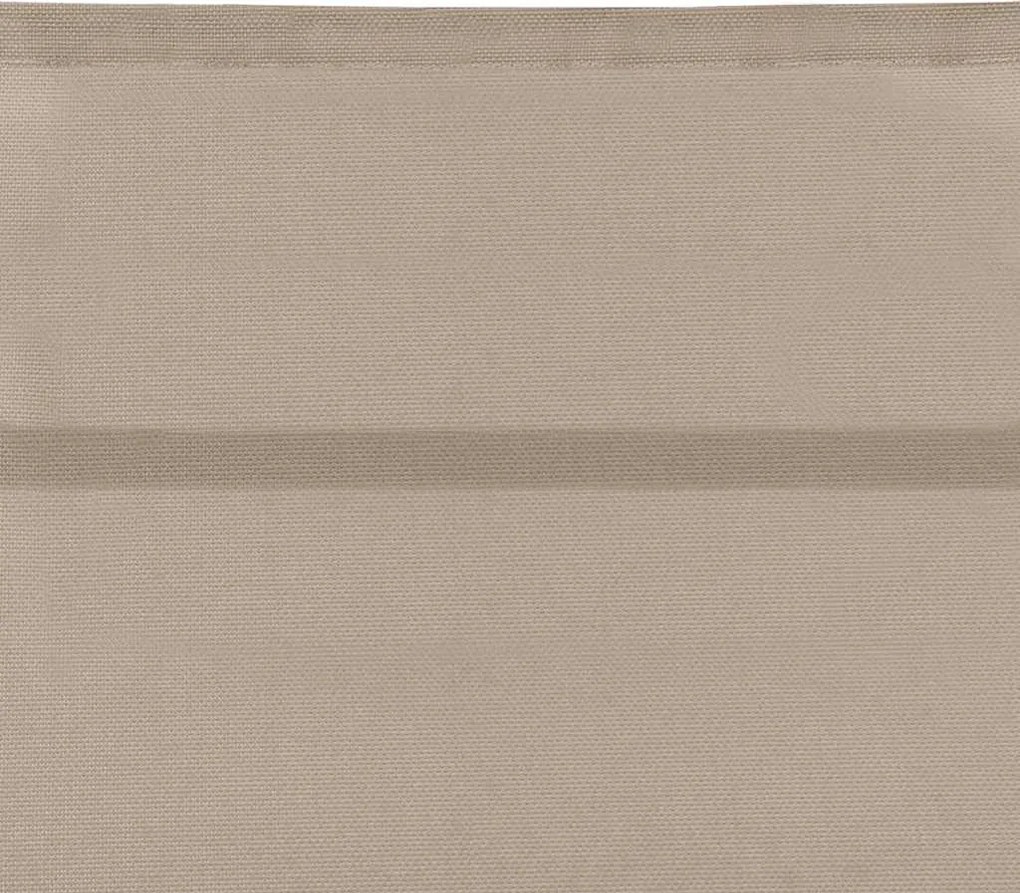Zahradní lehátko textilen a hliník krémové 310522