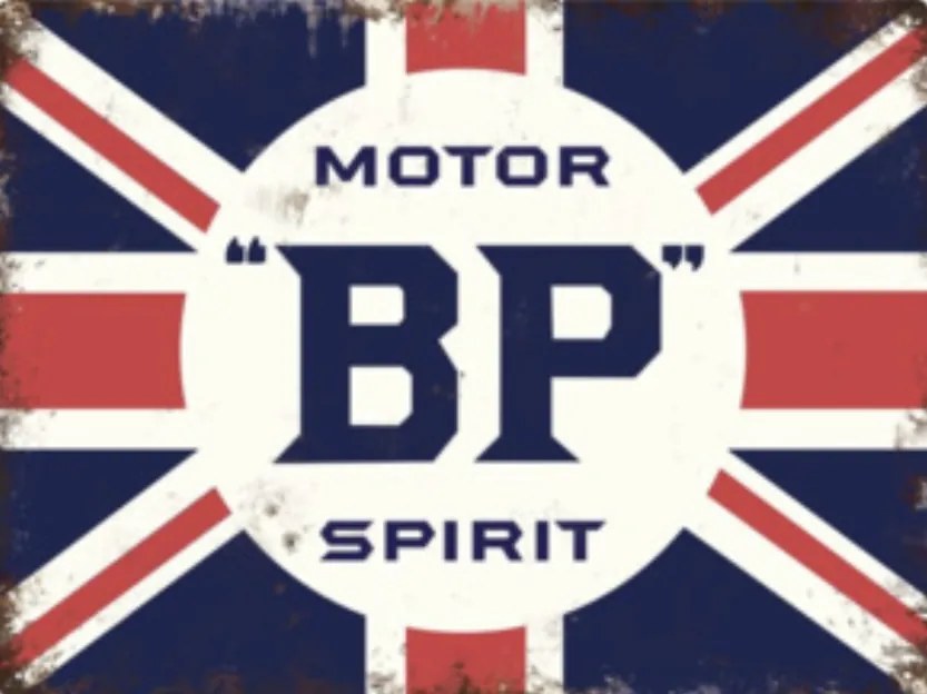 Plechová cedule motor BP spirit AKCE!