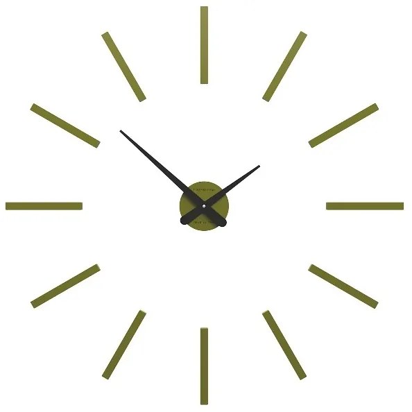 Designové hodiny 10-302 CalleaDesign 78cm (více barev) Barva žlutá klasik-61 - RAL1018