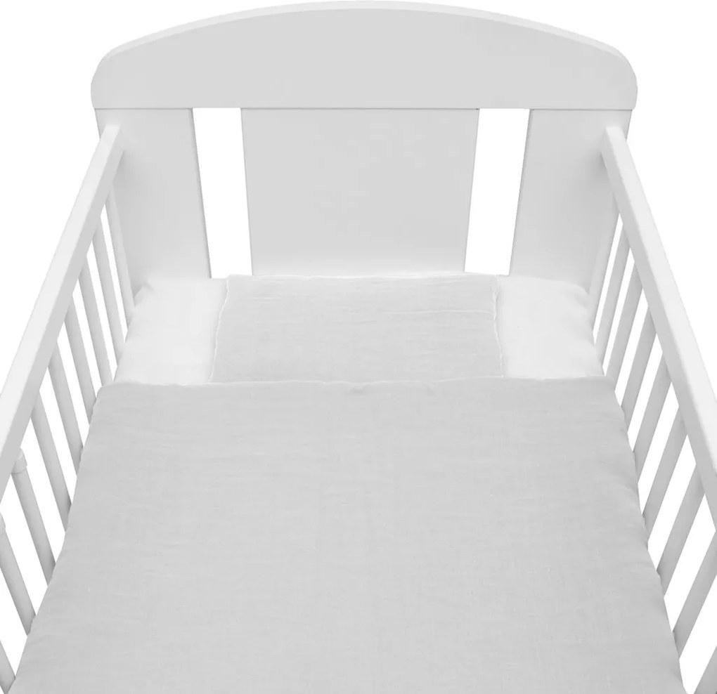 Mušelínový set s výplní New Baby 80x70 cm ecru