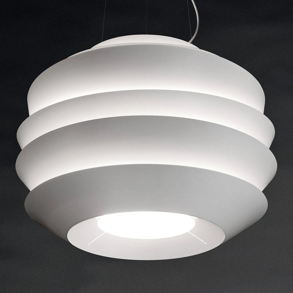 Foscarini Le Soleil LED závěsné světlo bílá