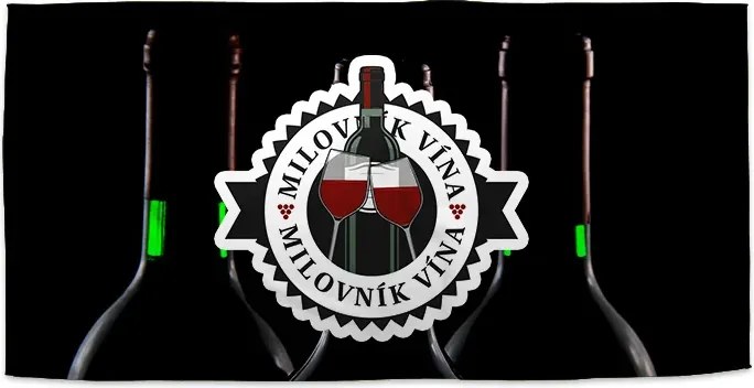 Sablio Ručník Milovník vína - 50x100 cm
