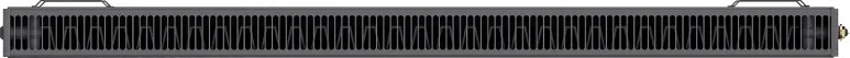 Mexen, Mexen Line CVL21 panelový radiátor 500 x 1400 mm, spodní připojení, 1412 W, antracit - W621L-050-140-66