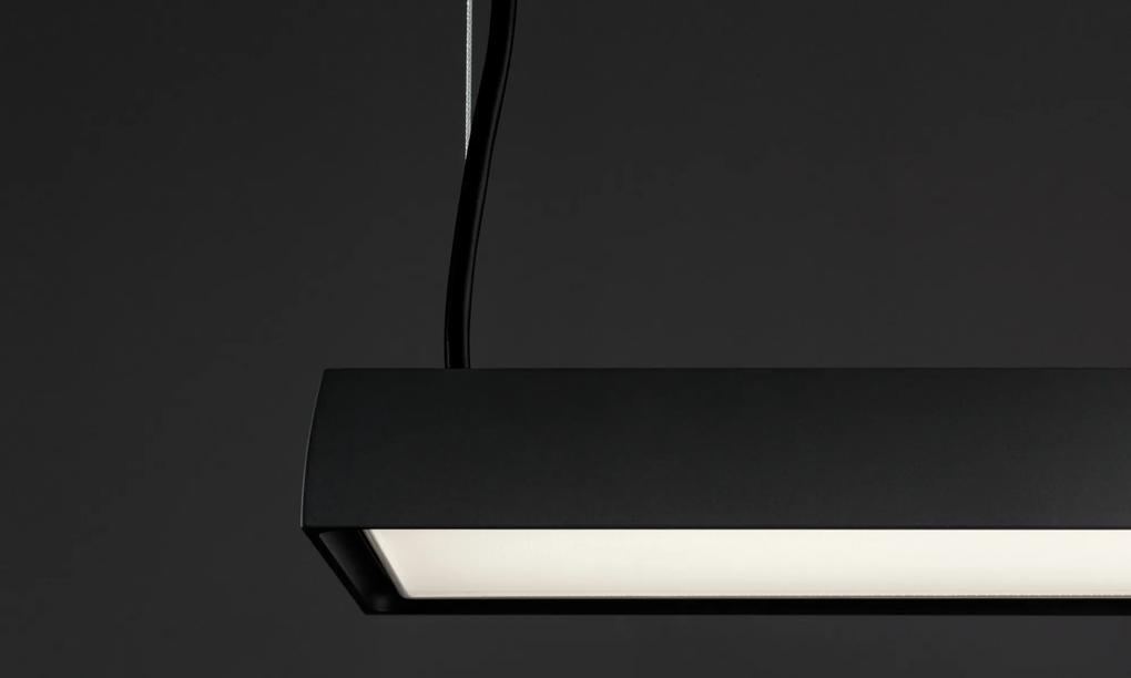 Závěsná lampa Slim Box Suspended LED 3000K s opálovým difuzorem ovládání osvětlení přes Bluetooth bílá