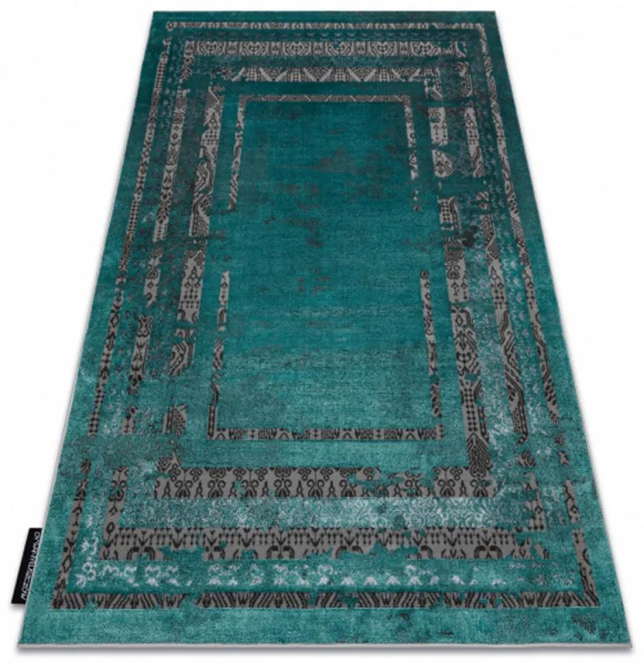 Kusový koberec Rám zelený 160x220cm
