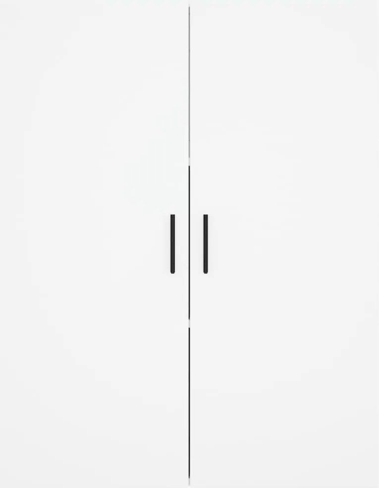 Skříň highboard bílá 69,5 x 34 x 180 cm kompozitní dřevo 3196027