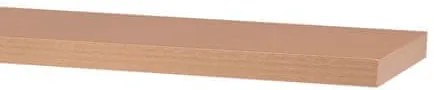 Autronic Nástěnná polička Nástěnná polička 120cm, barva buk. Baleno v ochranné fólii. (P-002 BUK)