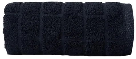 Ručník Brick 70x140 černý 500 g/m2 froté Greno
