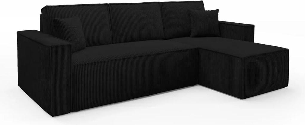 Pohodlná univerzální rohová sedací souprava s funkcí spaní Basic L 240 cm