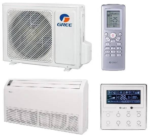 Podstropně Parapetní Klimatizace Gree 1+1 2,6kW R32