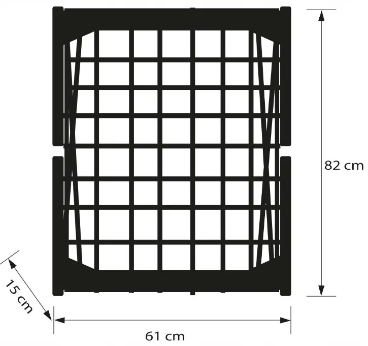 Erga Model 205, stabilní rozkládací sušák na prádlo 170x61x97 cm, bílá-šedá, ERG-SEP-10SUSSTOVIS17