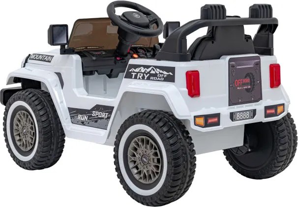 Elektrické autíčko Off Road MOUNTAIN bílé