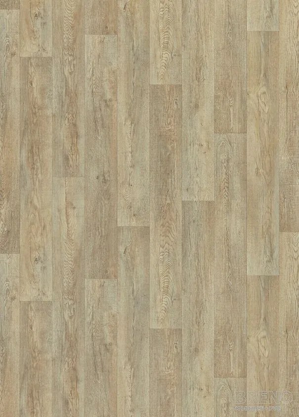 Breno PVC QUATROTEX Oslo 532 - dekor drubu, šíře 200 cm