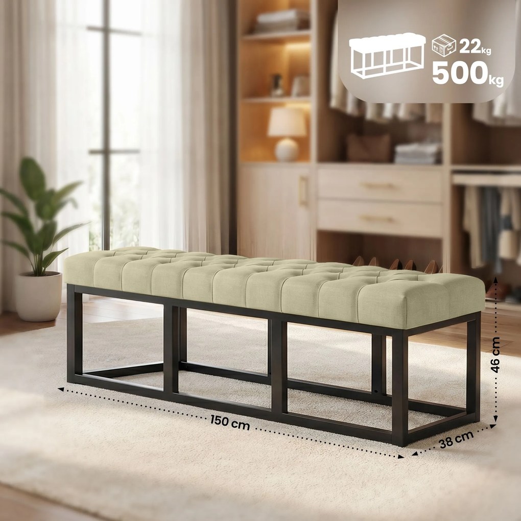 Lavice Amun látka B150 – taupe