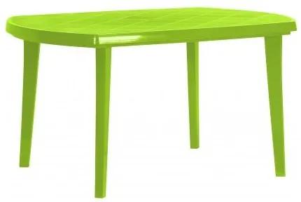 Plastový oválný stůl ELISE - light green