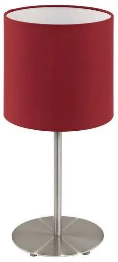Stolní lampa PASTERI, červená Eglo PASTERI 95731