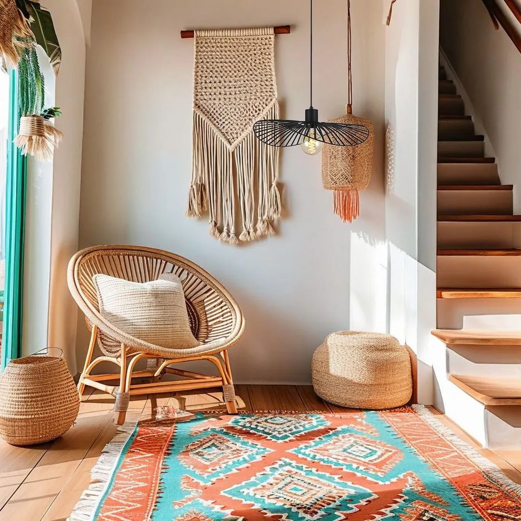 Toolight Závěsné osvětlení BOHO B14 APP1840-1CP černé