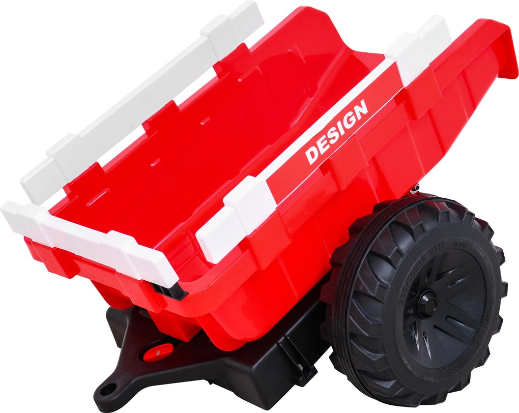 Ramiz Traktor s přívěsem 720-T červený