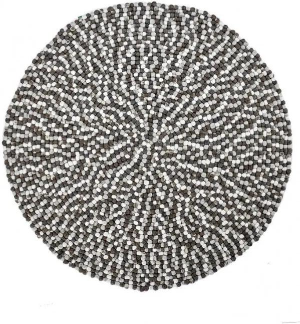 Hans Home | Ručně tkaný kusový koberec Passion 730 Stone kruh, šedá