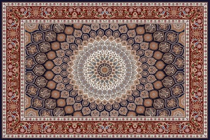 Univerzální kobercová podložka Mandala 140 x 210 cm