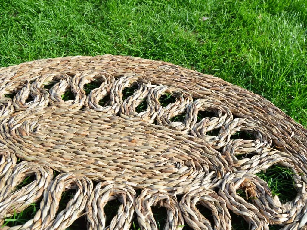 Oválná rohož na podlahu - 40 x 60 cm