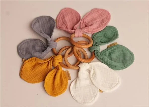 Kousátko pro děti ouška New Baby Ears white