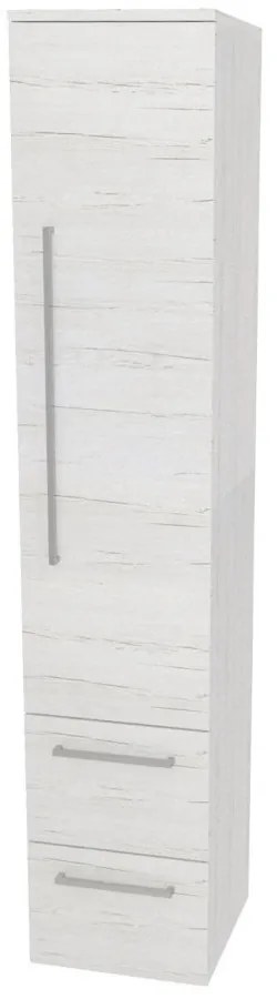 Mereo Mereo, Bino, koupelnová skříňka vysoká 163 cm, pravá, Multidecor, CN698PINO