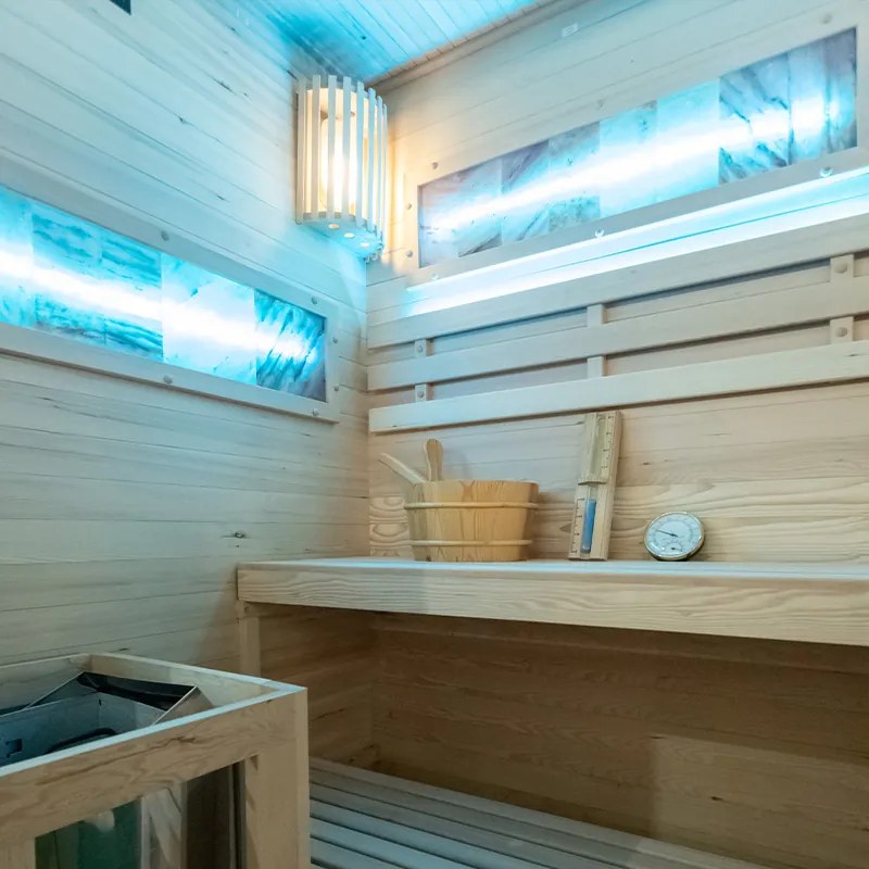 BPS-koupelny Finská sauna Relax HYD-4781 120x120, 2 osoby