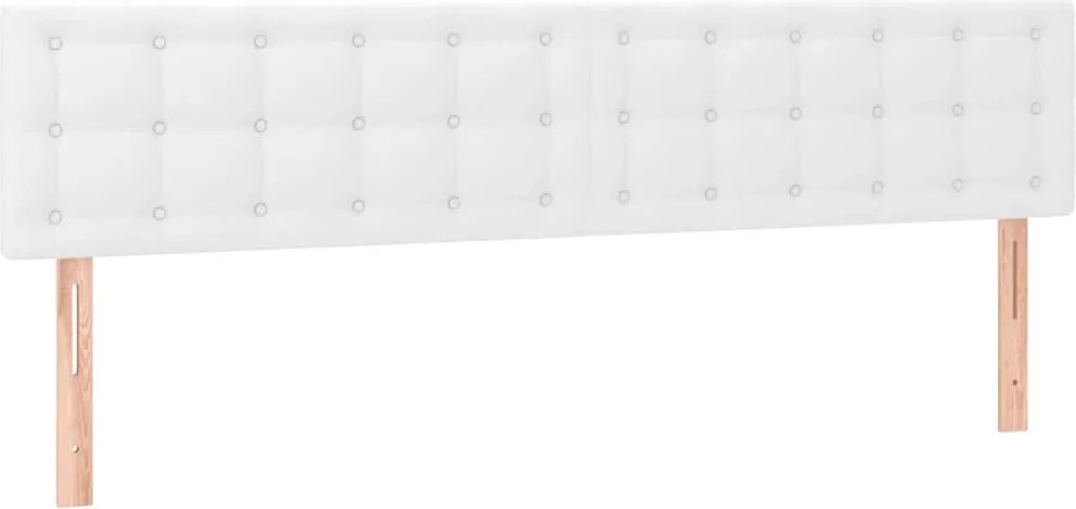 Box spring postel s matrací bílá 120x190 cm umělá kůže 3270452