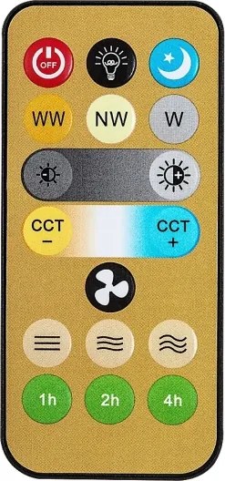 Rabalux 74031 - LED Stojací lampa s ventilátorem 1xE27/16W/230V