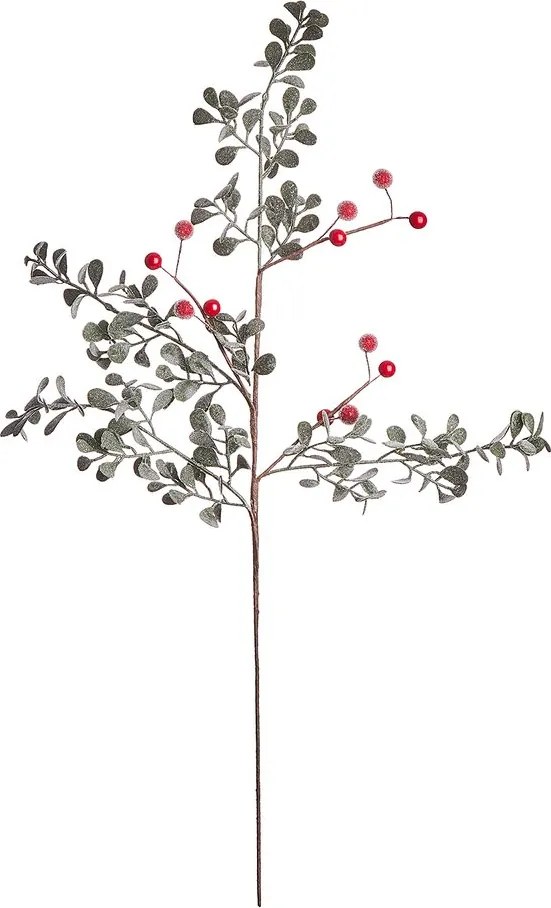 FLORISTA Větvička s bobulkami a třpytkami 53 cm