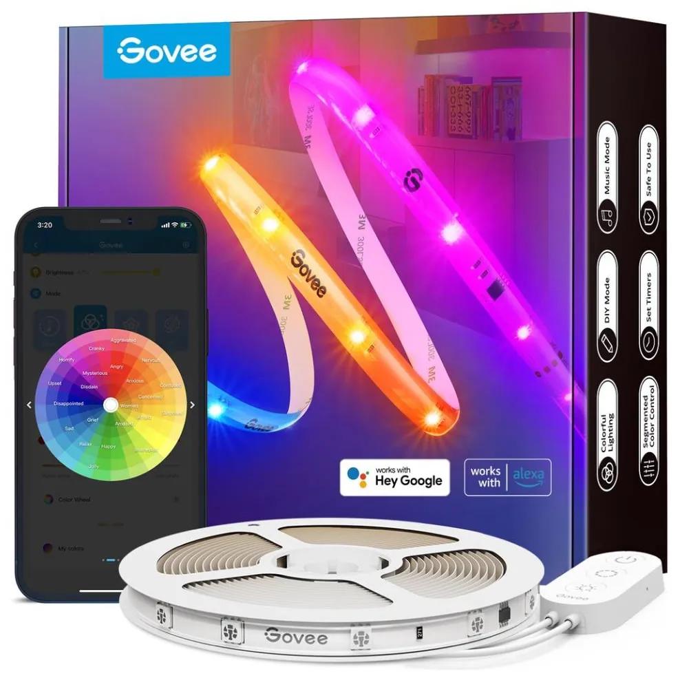 Govee Govee - Wi-Fi RGBIC Smart PRO LED pásek 5m - extra odolný GV0016