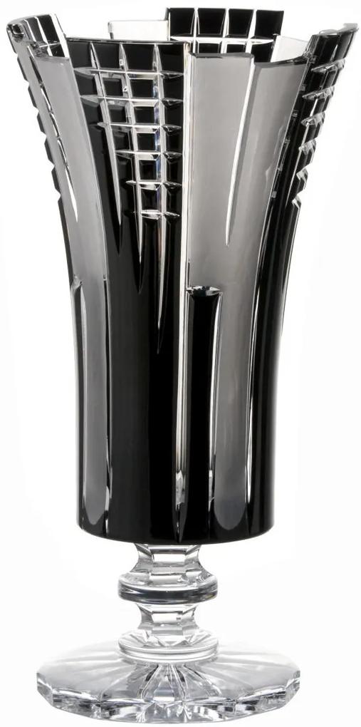 Váza Metropolis, barva černá, výška 375 mm