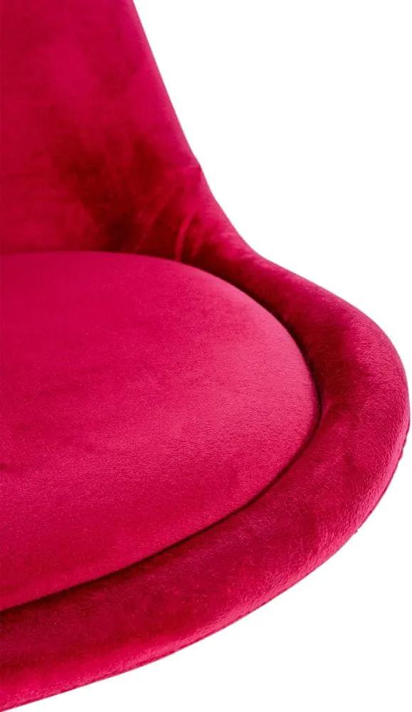 Bhm germany Jídelní židle Sofia II, samet, červená