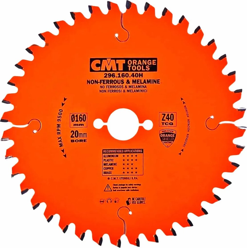 CMT Pilový kotouč na lamino, plast a neželezné kovy D160x2,2 d20 Z56 HM