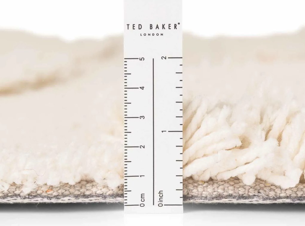 Ted Baker, Kusový koberec Ted Baker Lambeth 106371 Cream kruh, 200x200, bílá, dětský pokoj