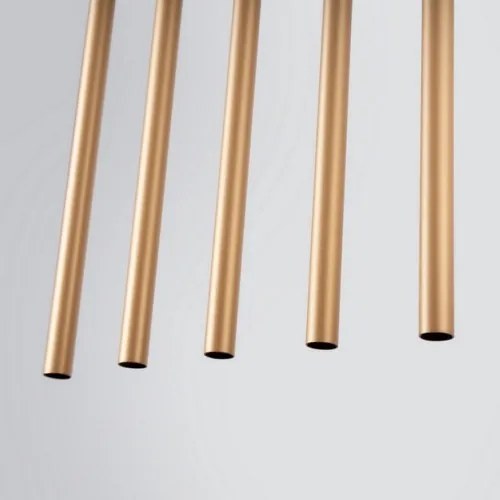 Závěsná lampa SOLLUX PASTELO 5L zlatá G9 5x8W bez žárovky SL.1173