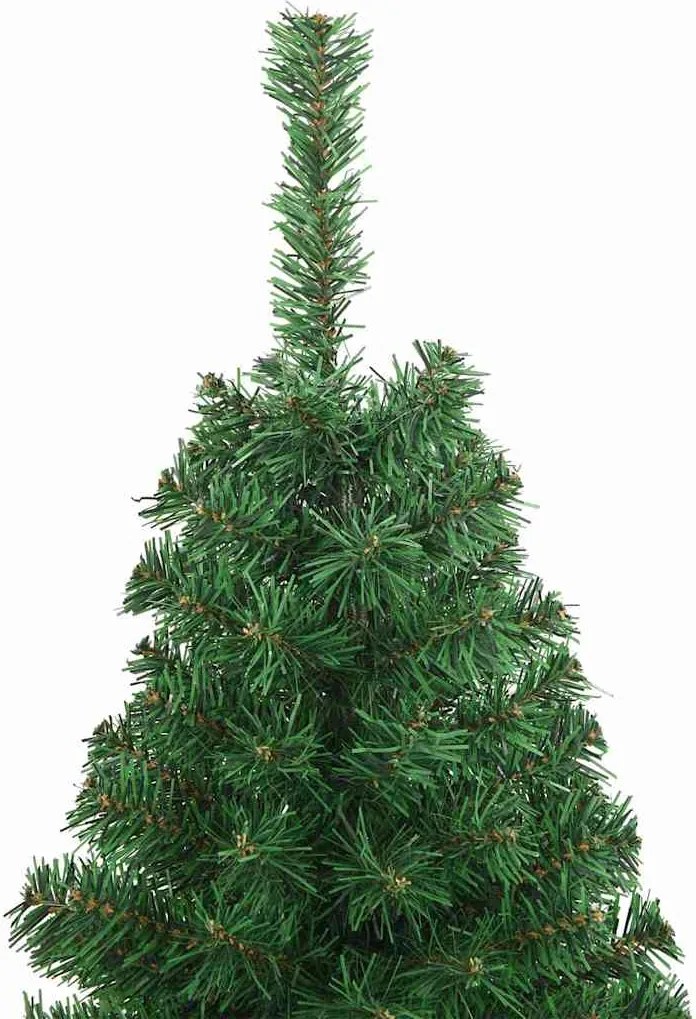 Umělý vánoční stromek s hustými větvemi zelený 150 cm PVC 321034