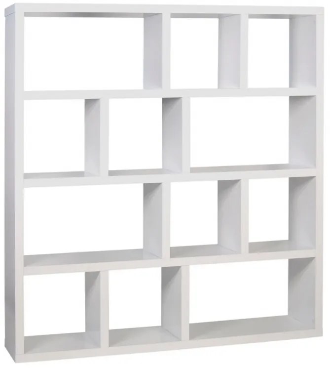 Designová knihovna Castelo 4 150 cm, matná bílá