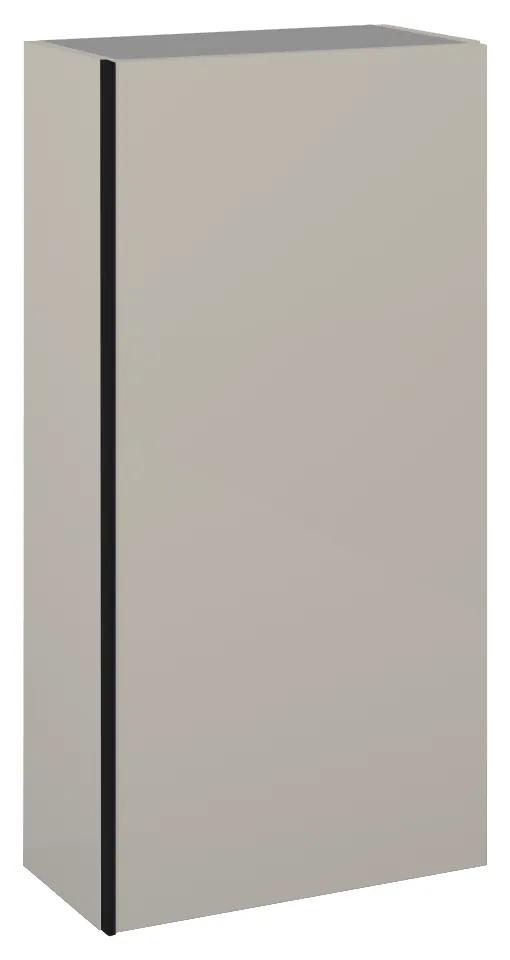 Elita Look, závěsná boční skříňka 40x21, 6x80 cm 1D, Fume matná, ELT-168597
