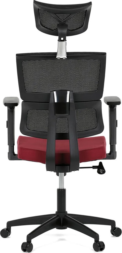 Ergonomická kancelářská židle MERANO - červená síťovina