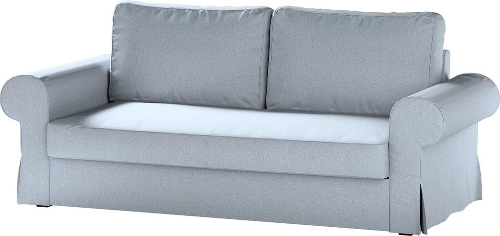 Potah na pohovku IKEA Backabro,  3-místná, rozkládací barva modrá látka pletený vzor