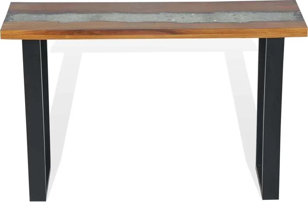 vidaXL Odkládací stolek, teak, 100x35x75 cm [245065]