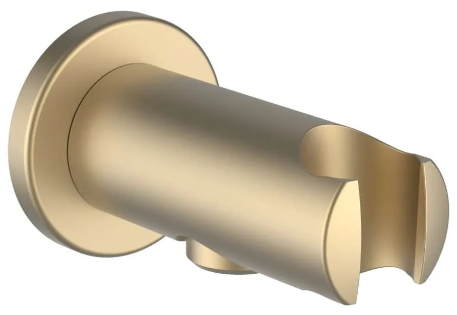 Laufen - Nástěnné kolínko s držákem, matná světle zlatá HF504778462000