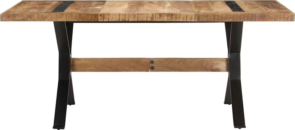 Jídelní stůl 180 x 90 x 76 cm hrubé mangovníkové dřevo 321610