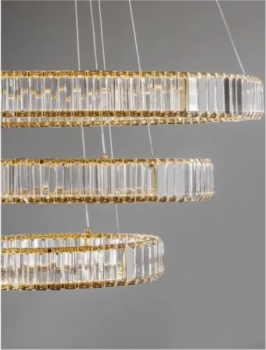 Závěsné LED svítidlo NOVA LUCE AURELIA 92W 3500K 9333069 stmívatelné Triac
