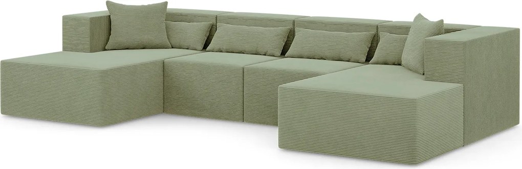 Rohová sedací souprava Nova U Max - model 3